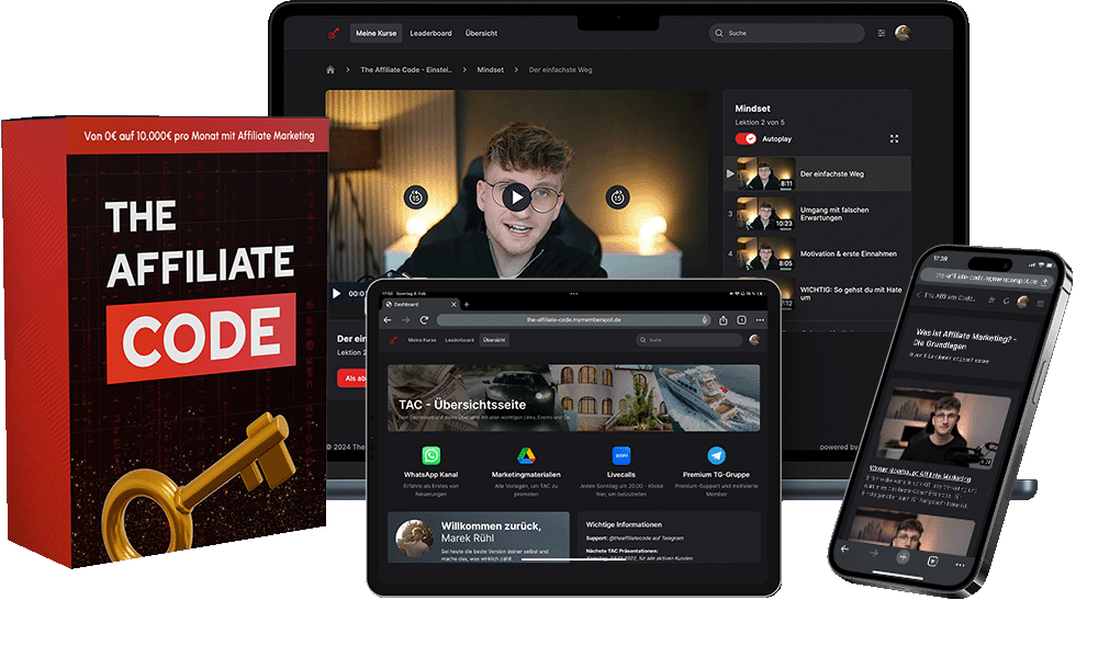 "The Affiliate Code" Erfahrungen, Test & Bonus (Marek)